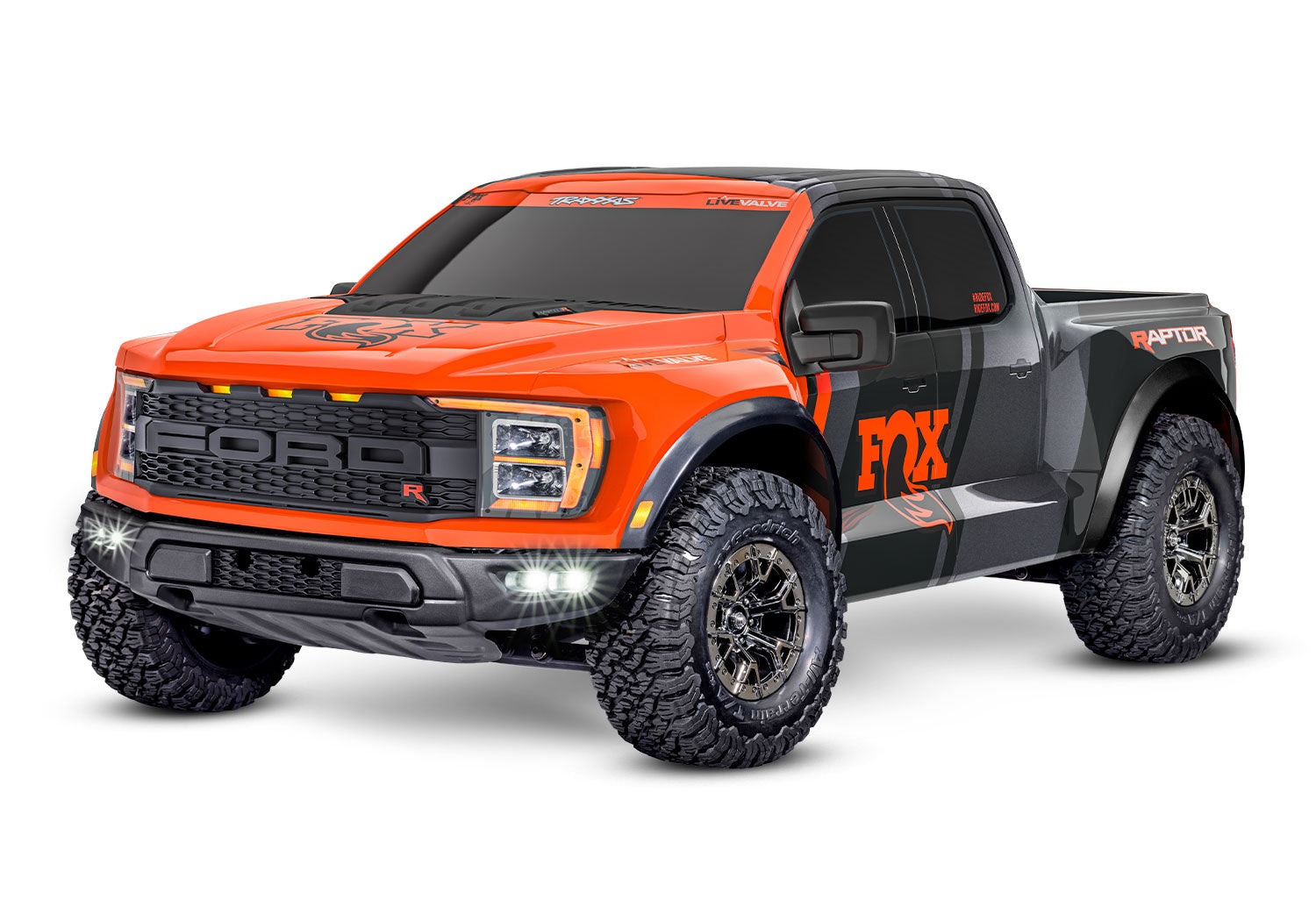 101177-4 Traxxas Ford Raptor R 4X4 Ultimate Orange and Black ...