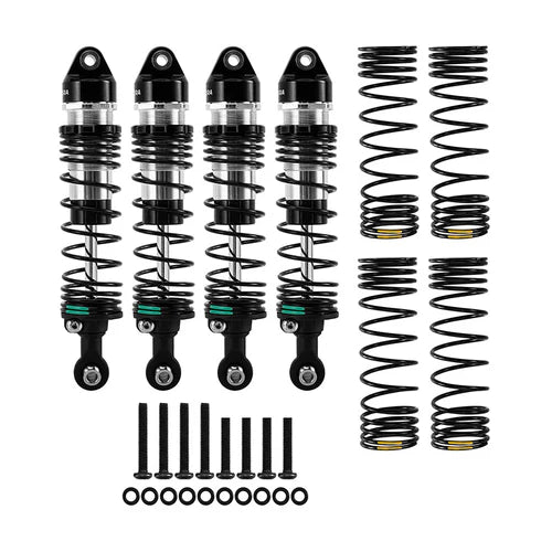INJORA 88mm Oil Shocks with Progressive Springs for 1/16 Monster Truck ...