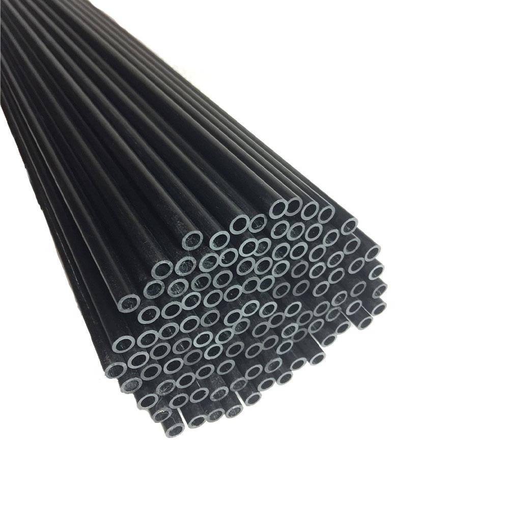 Carbon Fiber Tube 5mm x 3mm x 1000mm Solid Pultruded Tube for RC, Robo ...