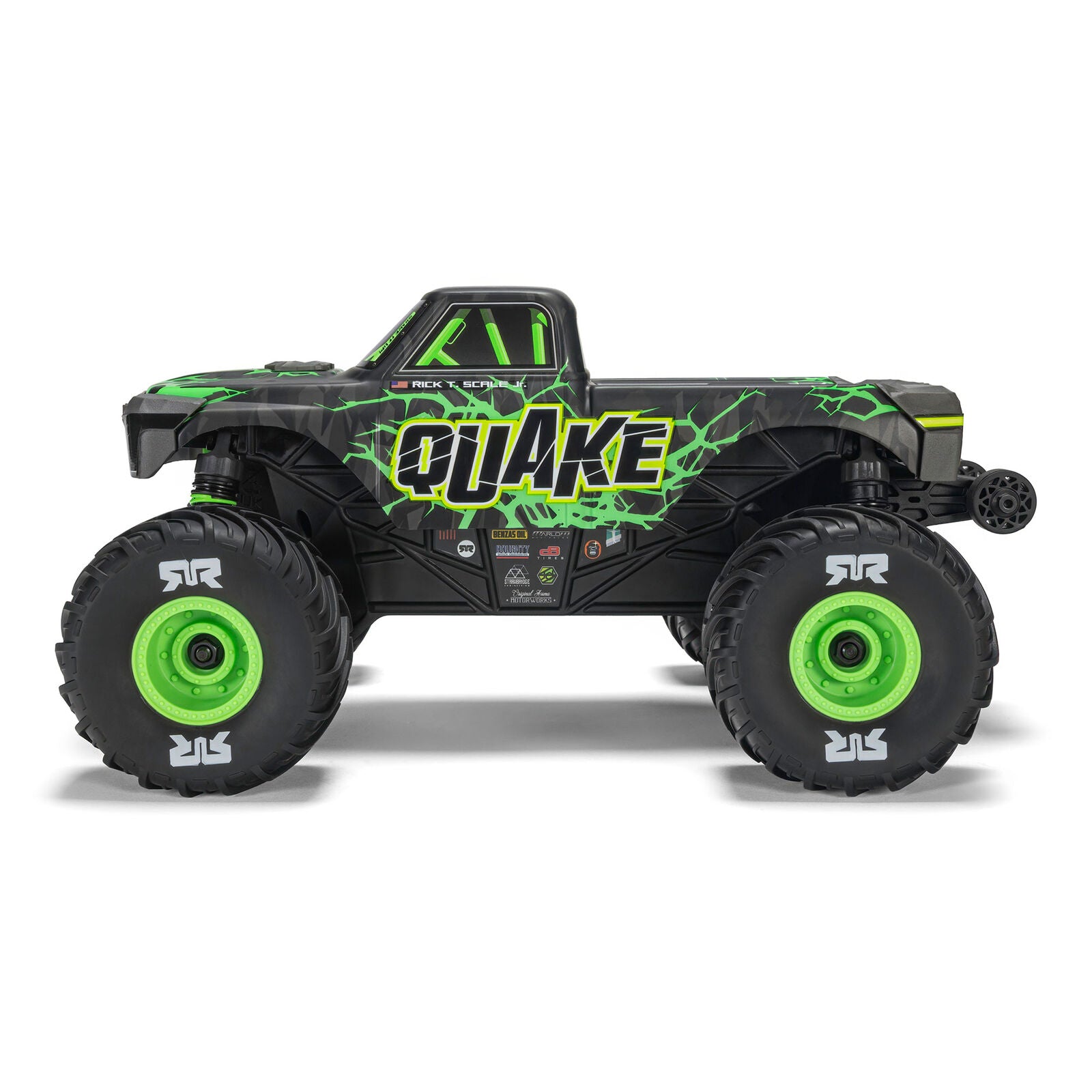 ARRMA 1/16 QUAKE GROM 4X4 Brushed Monster Truck RTR – Green (ARA2137T2 ...