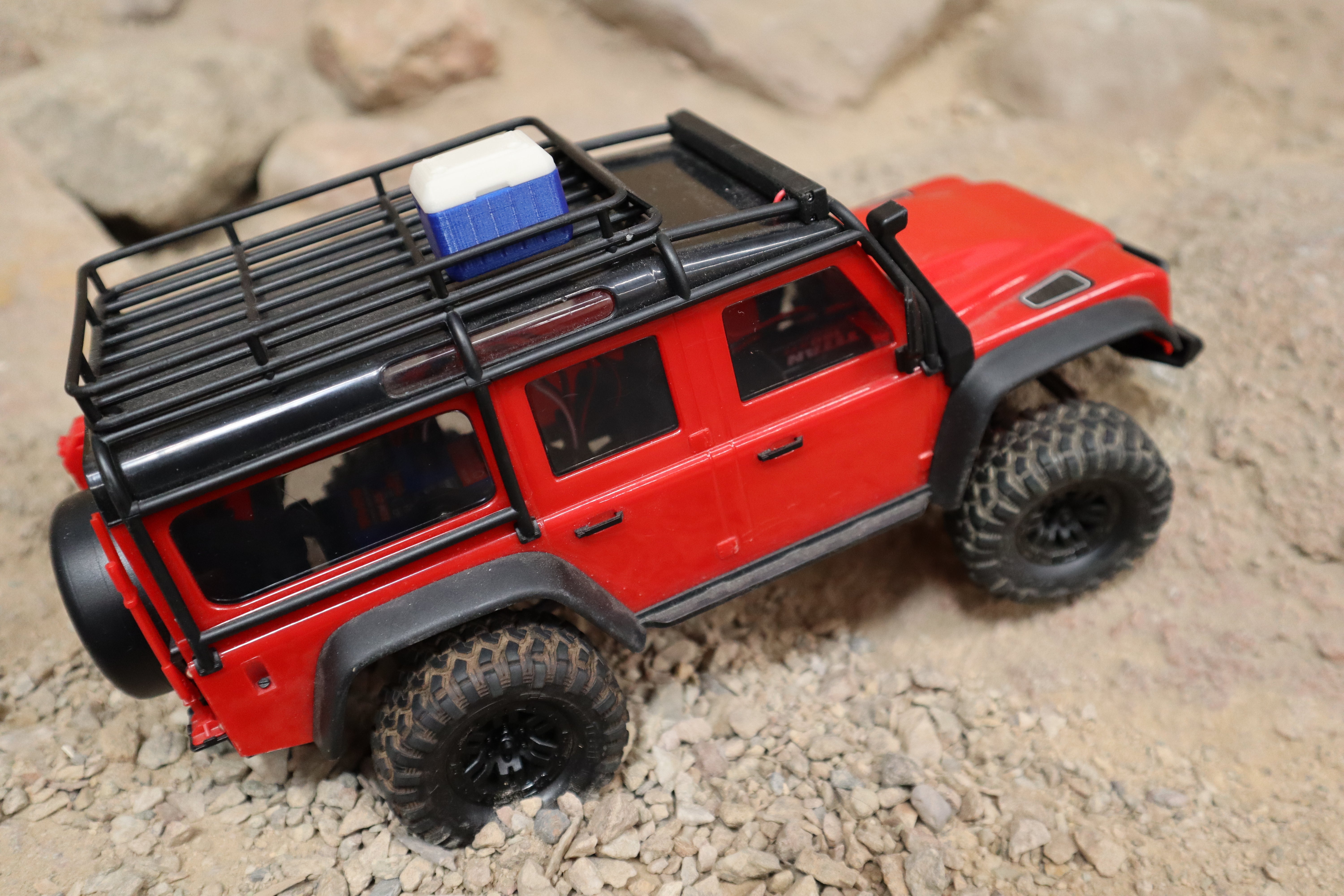 1/18 Scale Blue Cooler – Trail Accessory for RC Crawlers & Scale Build ...