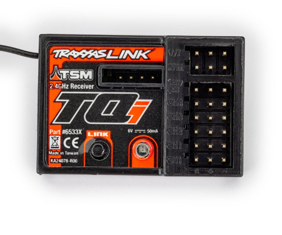6533X Traxxas Receiver, micro, TQi 2.4GHz with telemetry & TSM® (5-cha ...