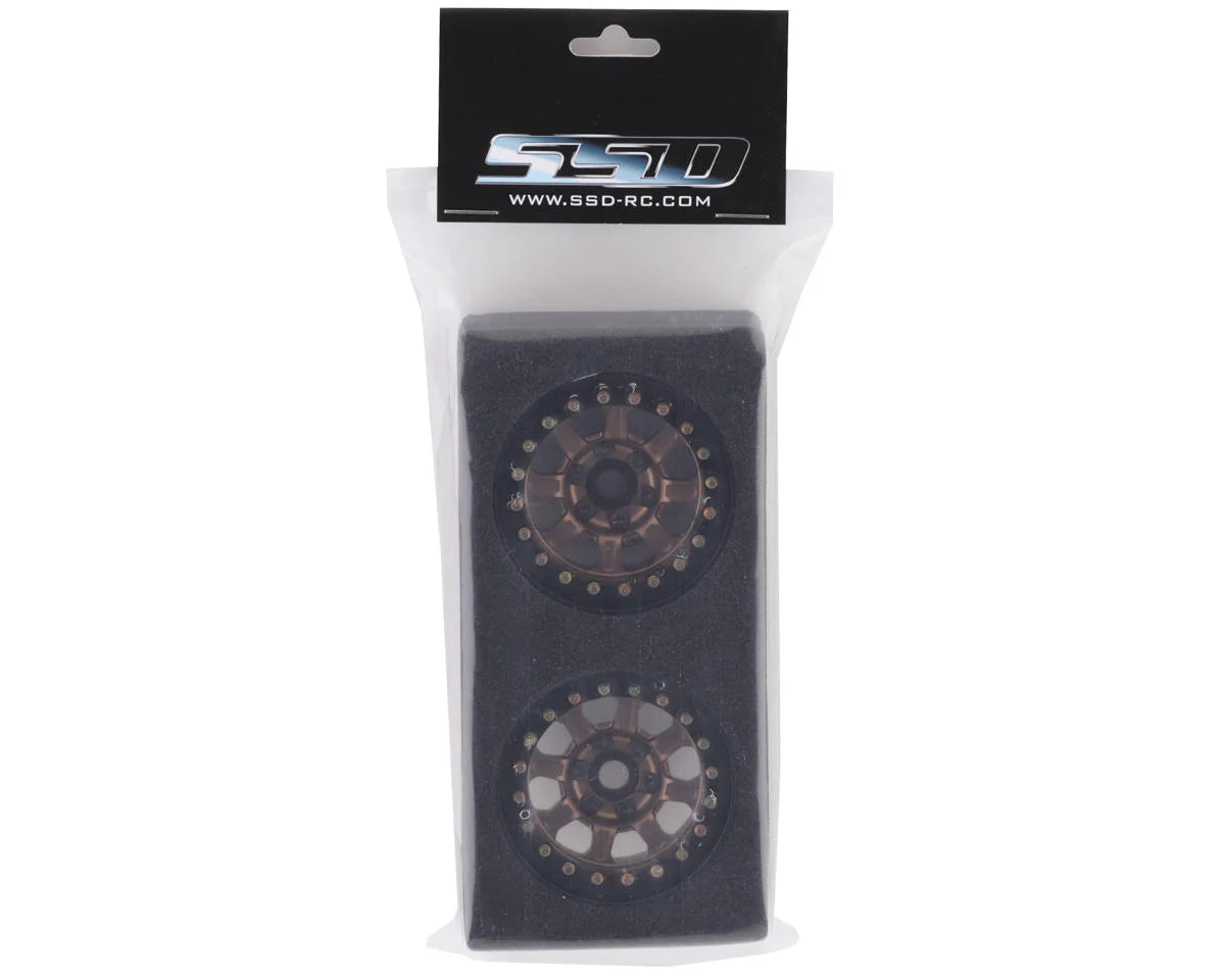 SSD RC Warrior 1.9" Beadlock Crawler Wheels (Bronze, 2pcs) – CNC Alumi ...