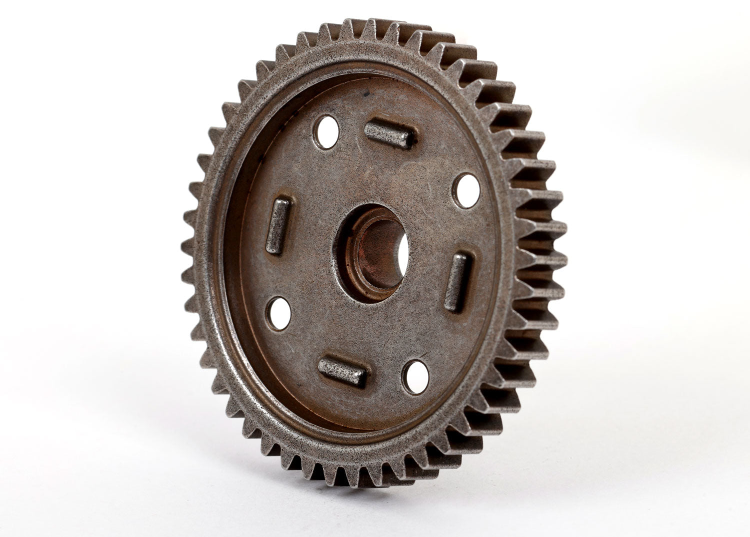 9651 Spur gear, 46-tooth, steel (1.0 metric pitch) – Superstition Hobbies