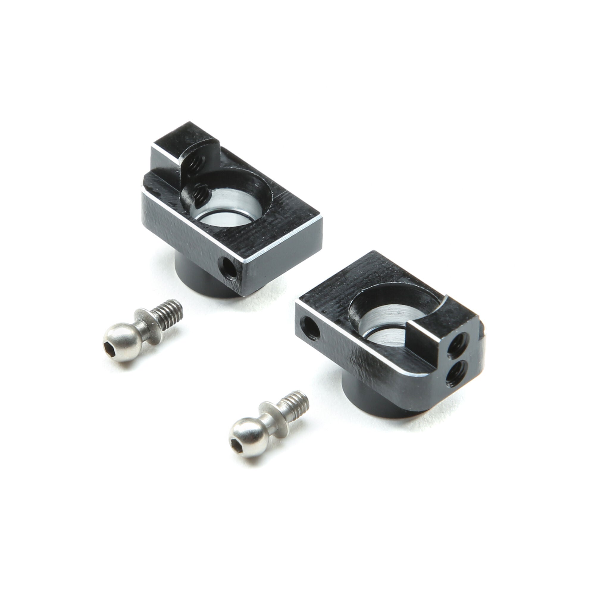 Hub Set, Rear, Aluminum: Mini- – Superstition Hobbies