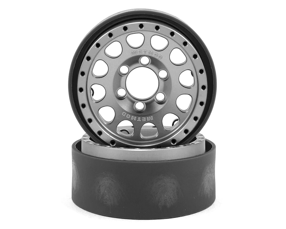 Method 1.9 Race Wheel 105 Clear/Black Anodized( 2) – Superstition Hobbies